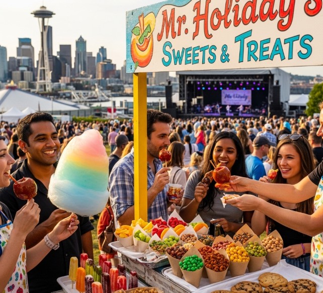 🍬 Seattle Summer Concert Treats from Mr. Holiday's 🍬